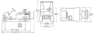 Golf Cart Dimensions: 4 Most Popular Manufacturers Considered